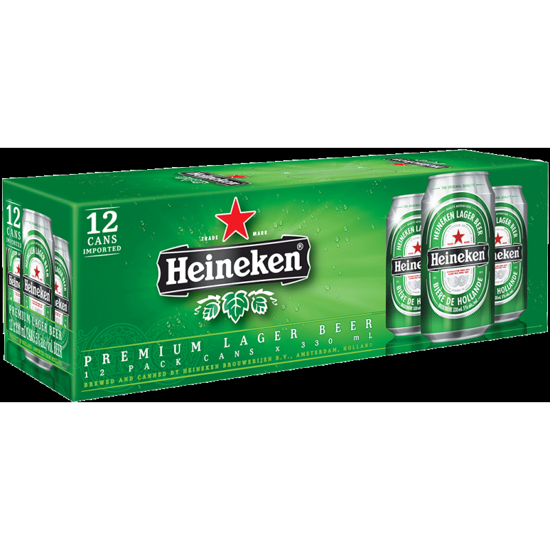 Heineken 12 Pack Cans - Liqour Lane